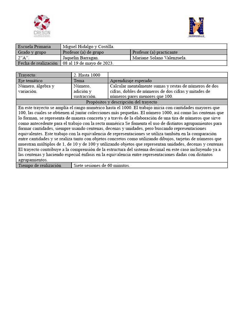 Planeaciones Mate Mayo 2023 | PDF | Evaluación