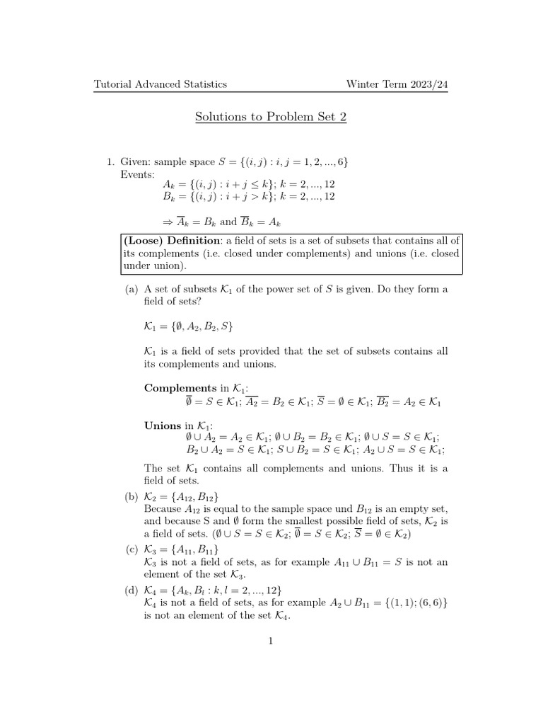 Solutions 2 | PDF | Empty Set | Interval (Mathematics)