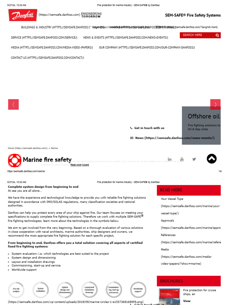 Fire Protection For Marine Industry - SEM-SAFE® by Danfoss | Download ...