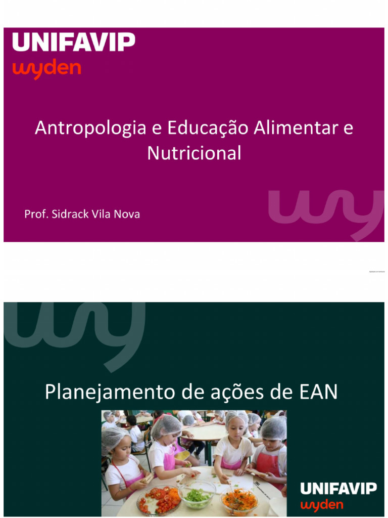Aula 09 - Antropologia e EAN | PDF
