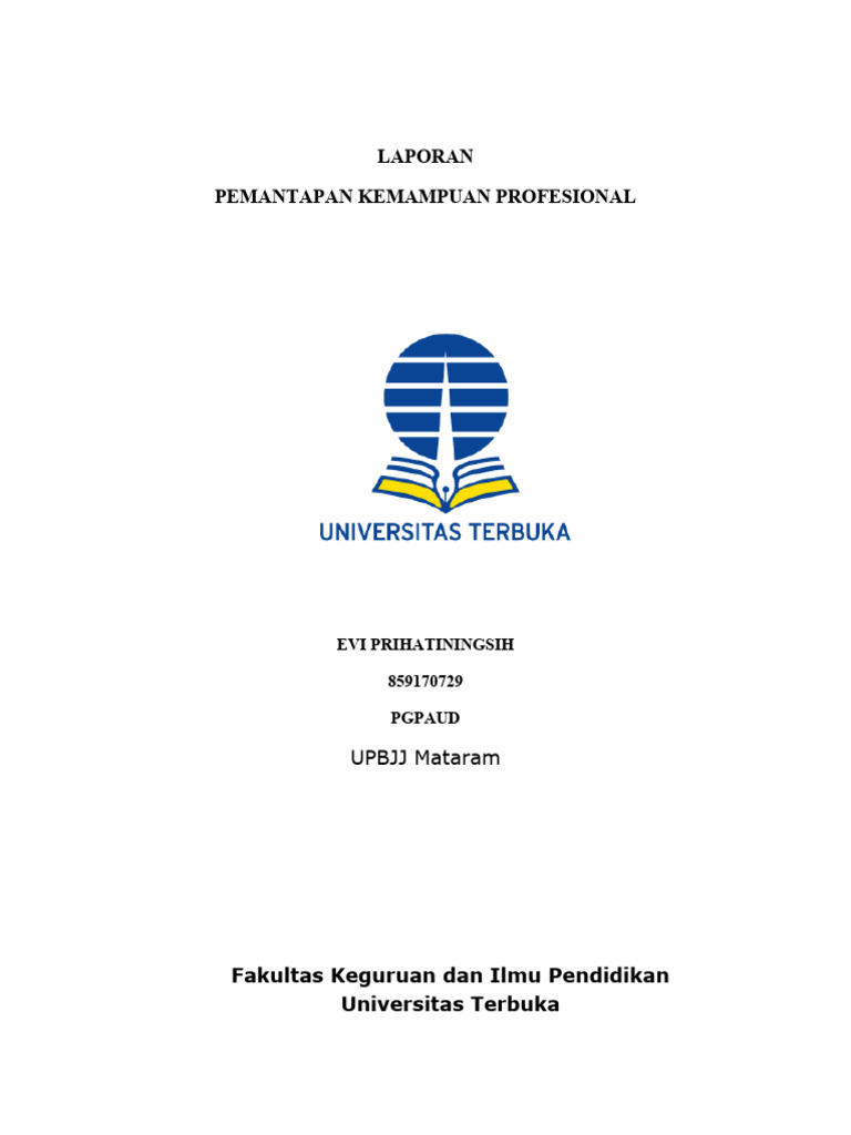 Laporan PKP | PDF | Karier & Perkembangan | Kesehatan Holistik