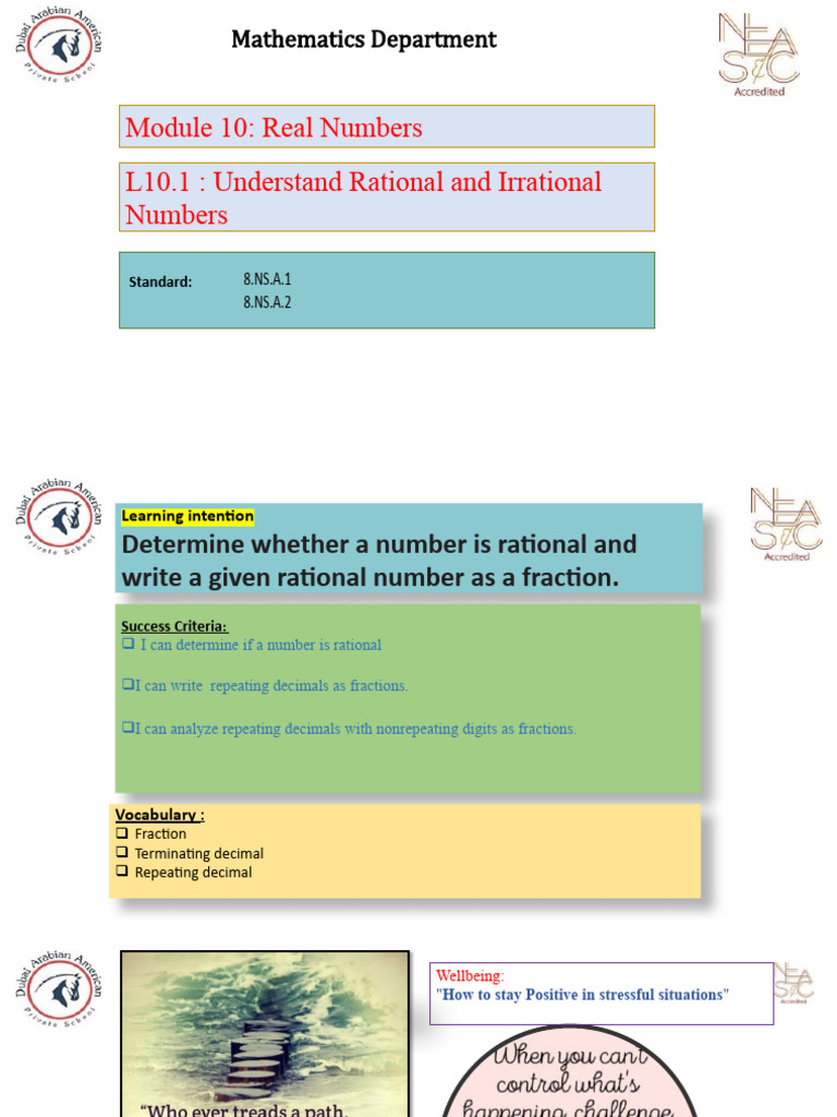 Understanding Rational and Irrational Numbers | PDF | Numbers ...