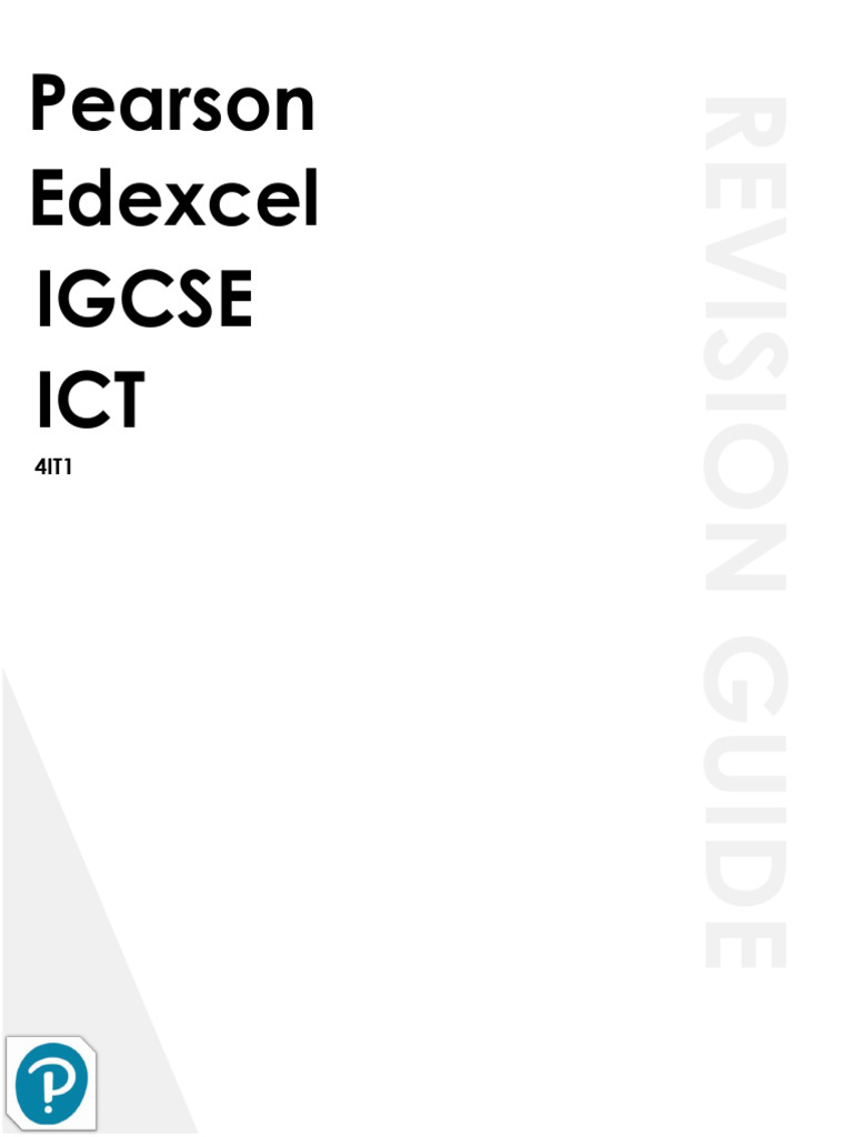 Edexcel IGCSE ICT Revision Guide | PDF | Dvd | Computer Network