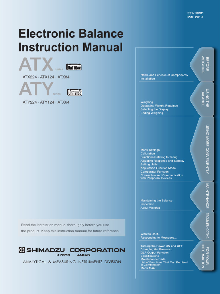 Shimadzu ATX ATY | PDF | Electromagnetic Interference | Electrical Engineering