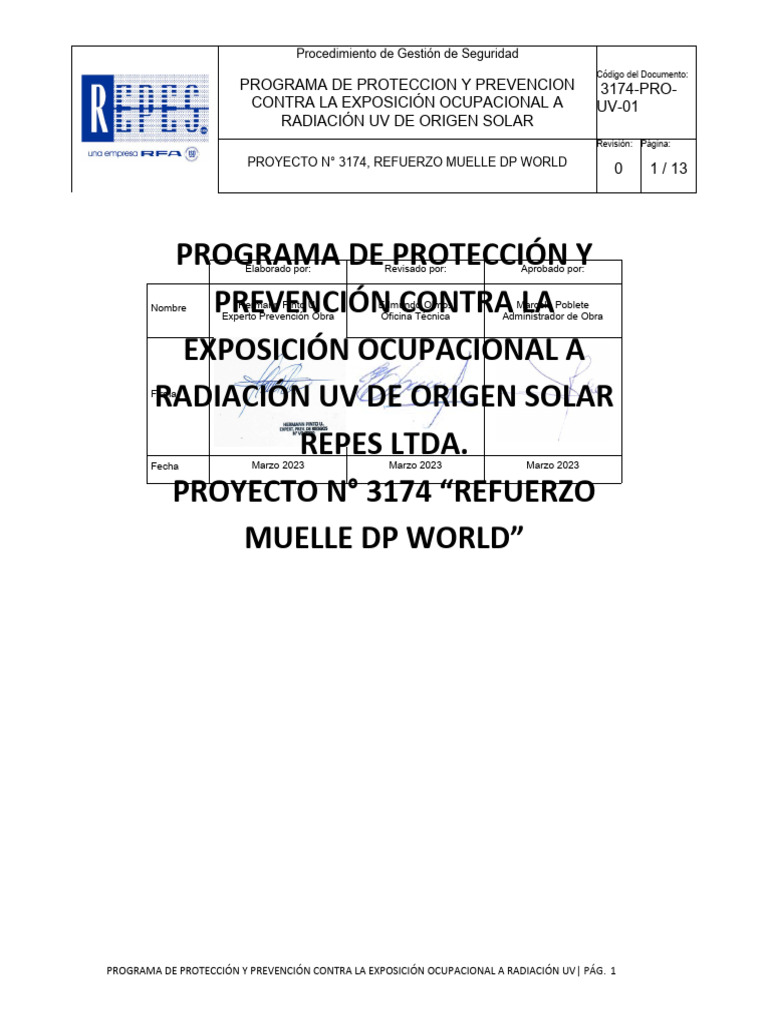Programa de protección UV | Descargar gratis PDF | Ultravioleta | Dom