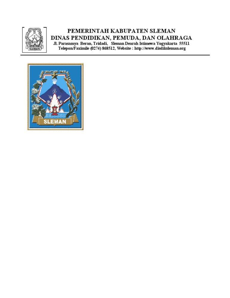 Kop Surat Dinas | PDF