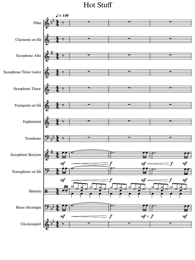 Hot Stuff-Conducteur - Et - Parties | PDF | Music Of The African ...