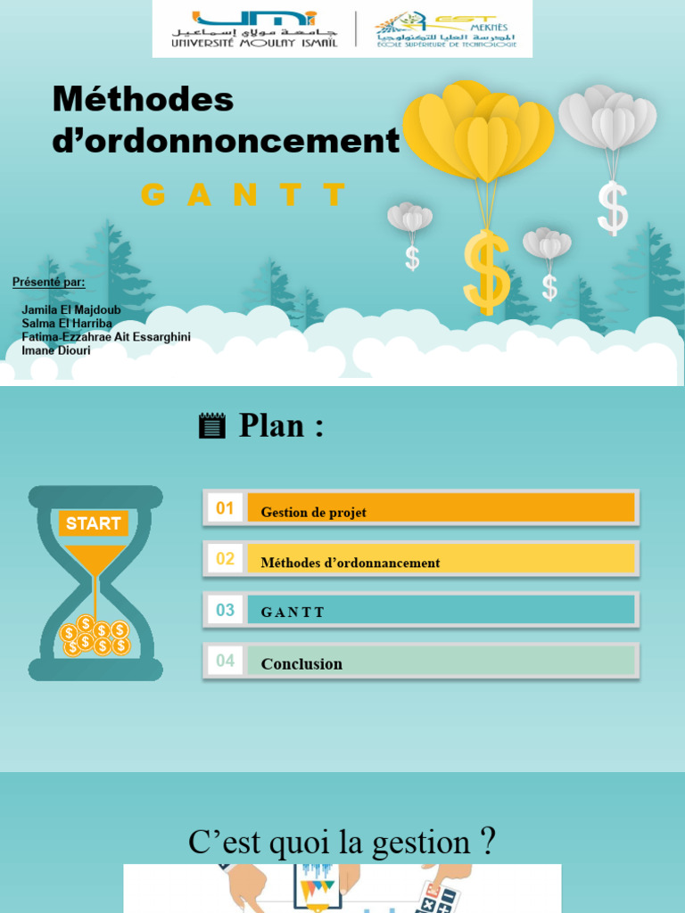 Méthodes d'Ordonnancement en Gestion de Projet | PDF | Gestion de projet