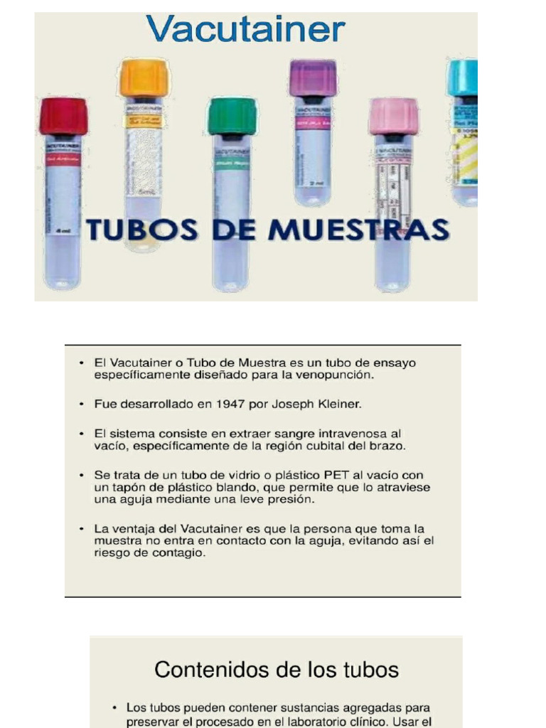 Vacutainer (Modulo II - S3) | PDF