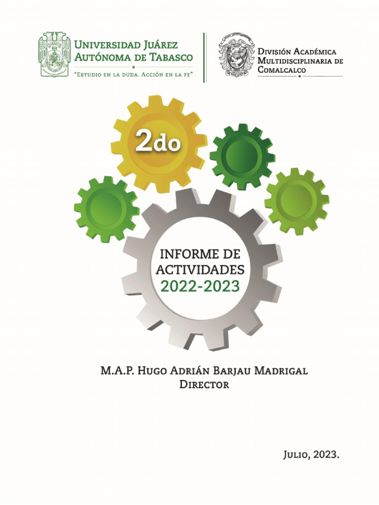 2do Informe DAMC 2022 2023 | PDF | Maestros