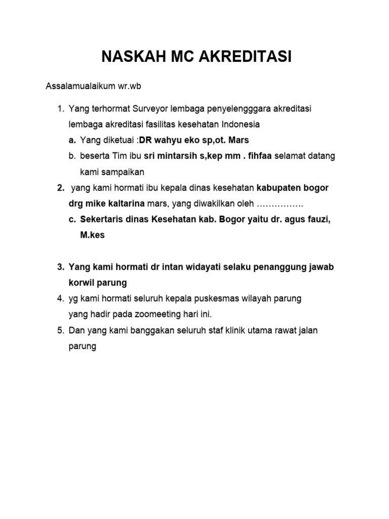 NASKAH MC AKREDITAS Linda | PDF