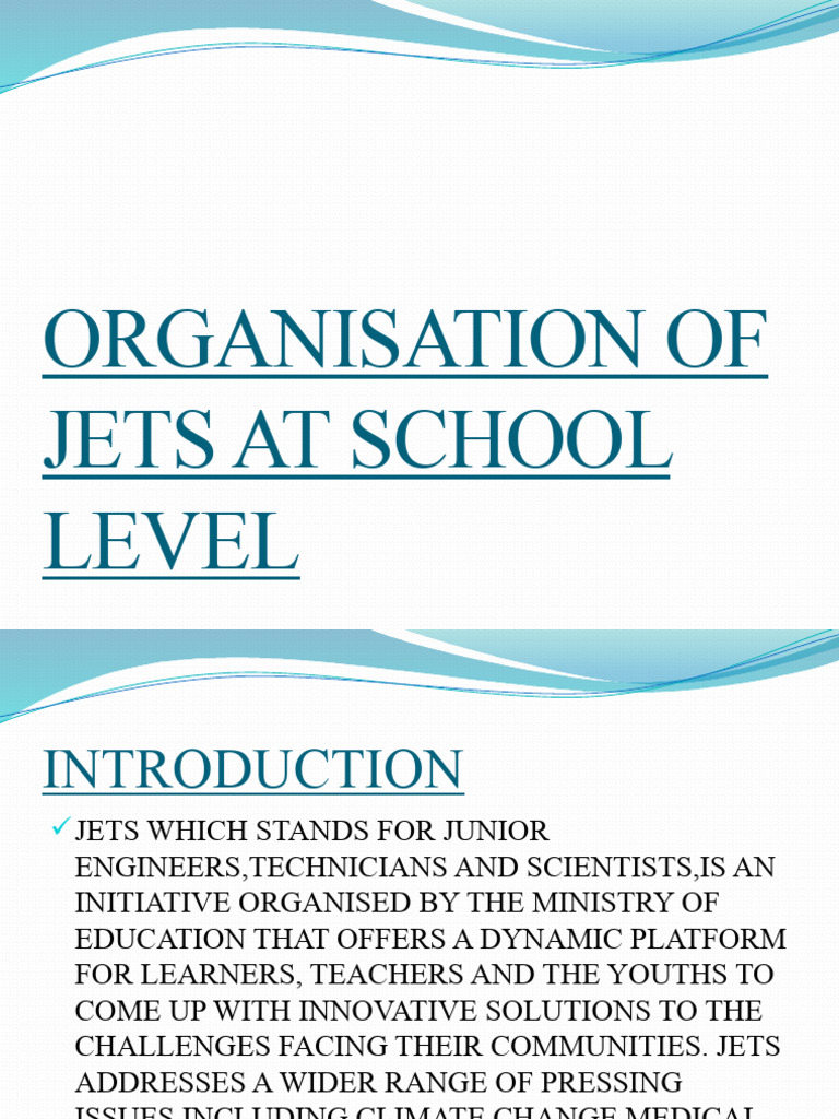 JETS Club Activities in Secondary Schools | PDF | Science | Science ...