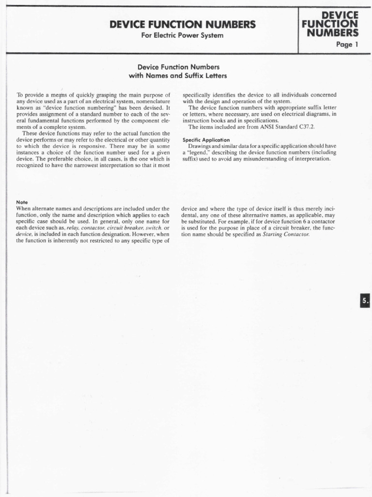 Codigos ANSI-GE | PDF