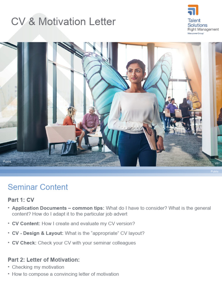 CV Motivation Letter | Download Free PDF | Motivation | Motivational