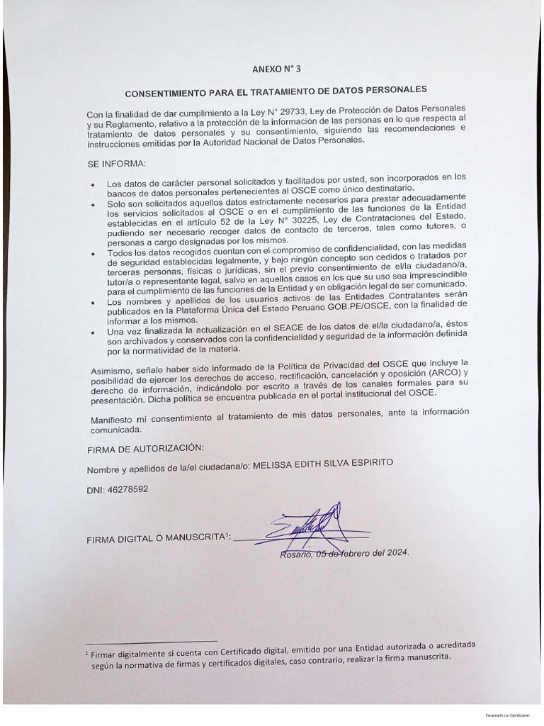 Solicitud Formato B SEACE | PDF | Documento de identidad | Gobierno