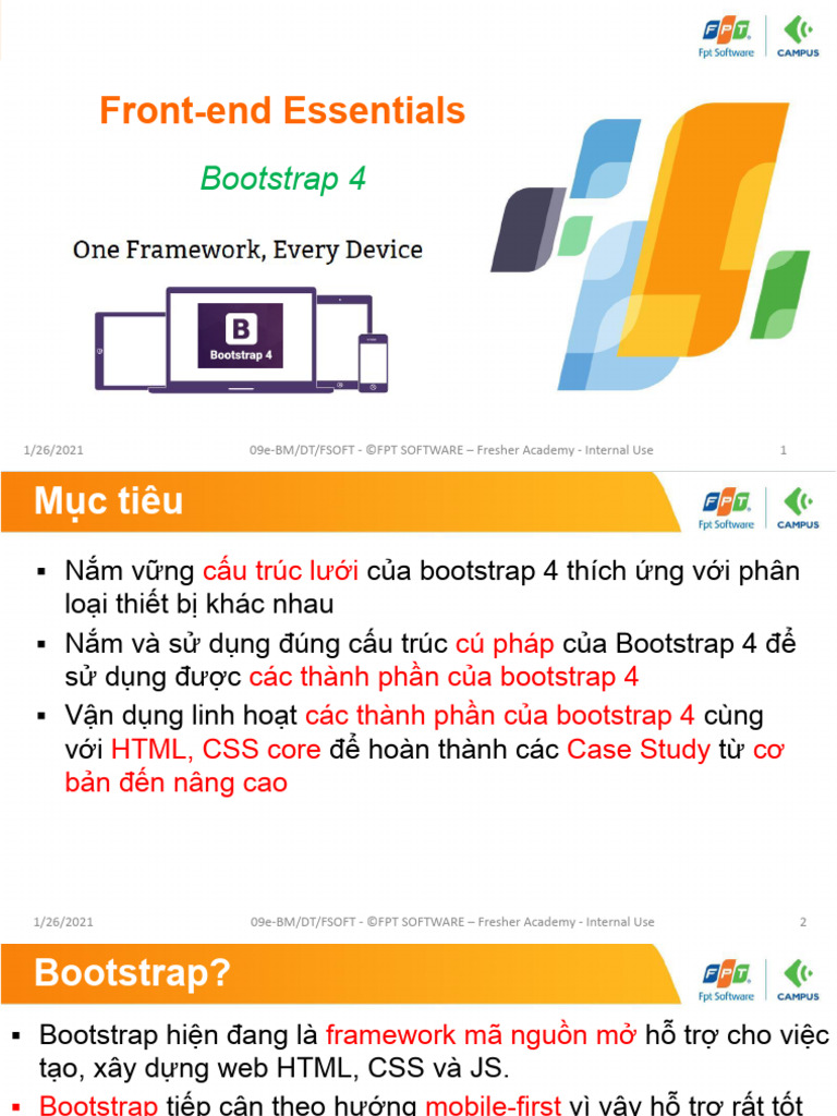 Fee Html And Css 4 Bootstrap 4 Basic Pdf 9701