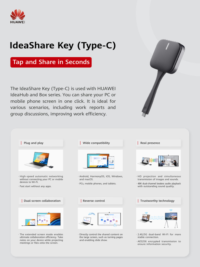 IdeaShare Key (Type-C) Datasheet | PDF | Wi Fi | Computer Science