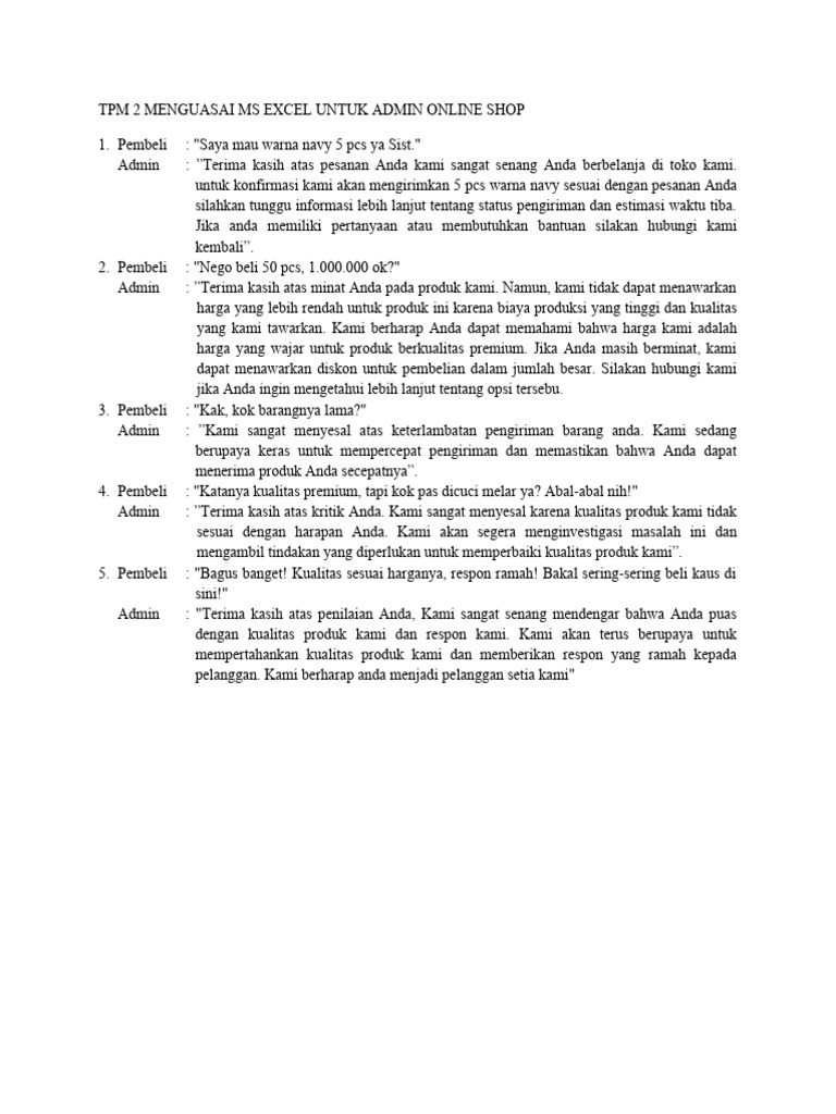 TPM 2 | PDF | Karier & Perkembangan