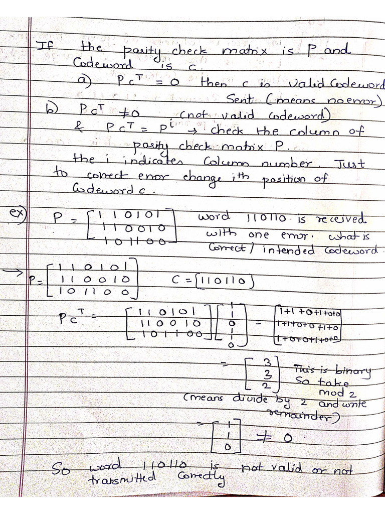 Coding Theory | PDF