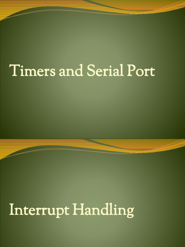 8051 Interrupt Handling Guide | PDF | Computer Architecture | Central Processing Unit