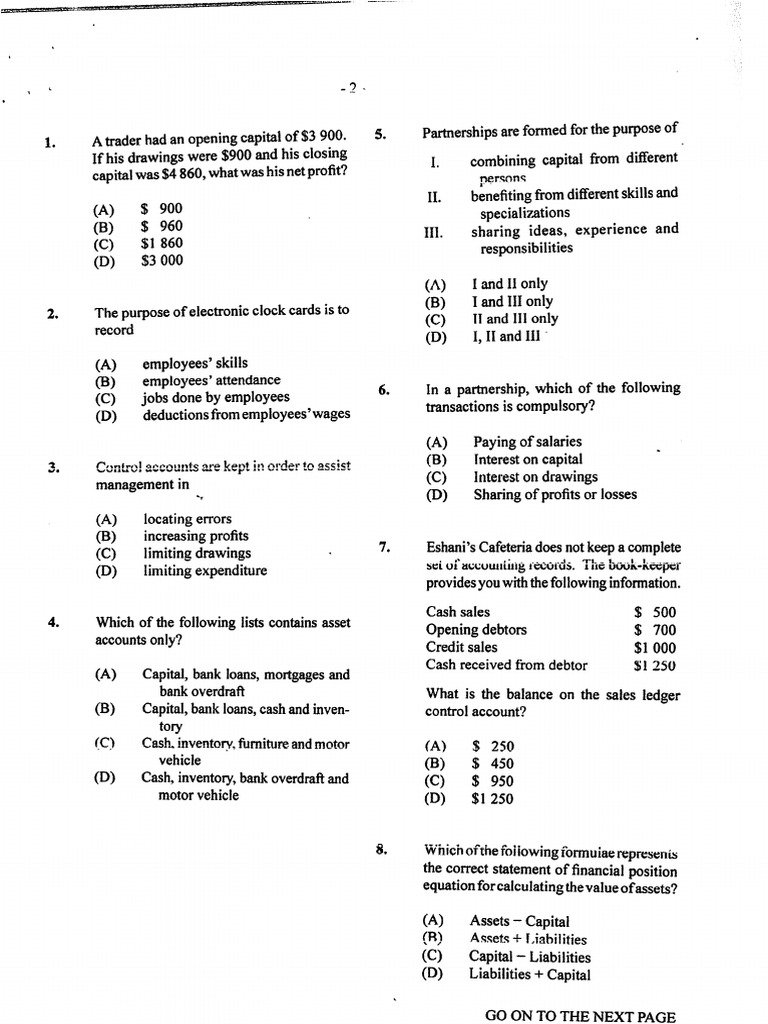 Csec Poa P1 2024 | PDF