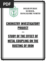 Chem 114 LAB Experiment 1 Rusting of Iron | PDF | Rust | Corrosion