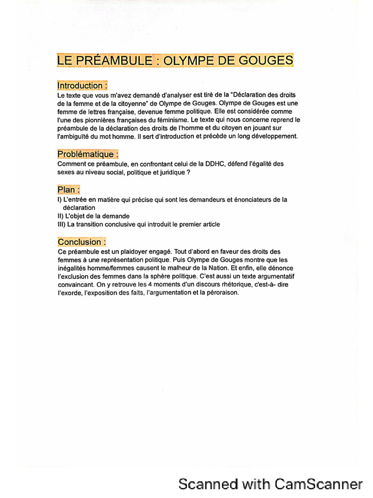 Préambule An | PDF