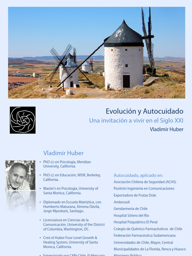 Evolución y Autocuidado Capacitación Vladimir Huber 5-2013 | PDF ...
