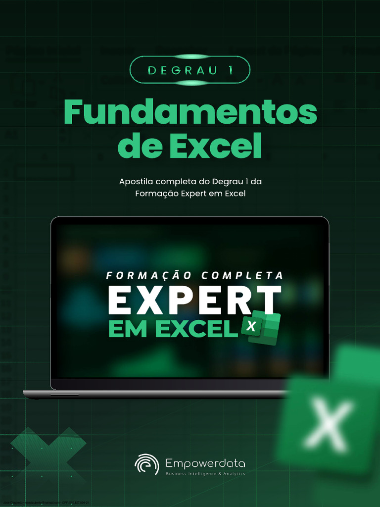 Apostila - Fundamentos de Excel | PDF | Microsoft Excel | Botão Ctrl