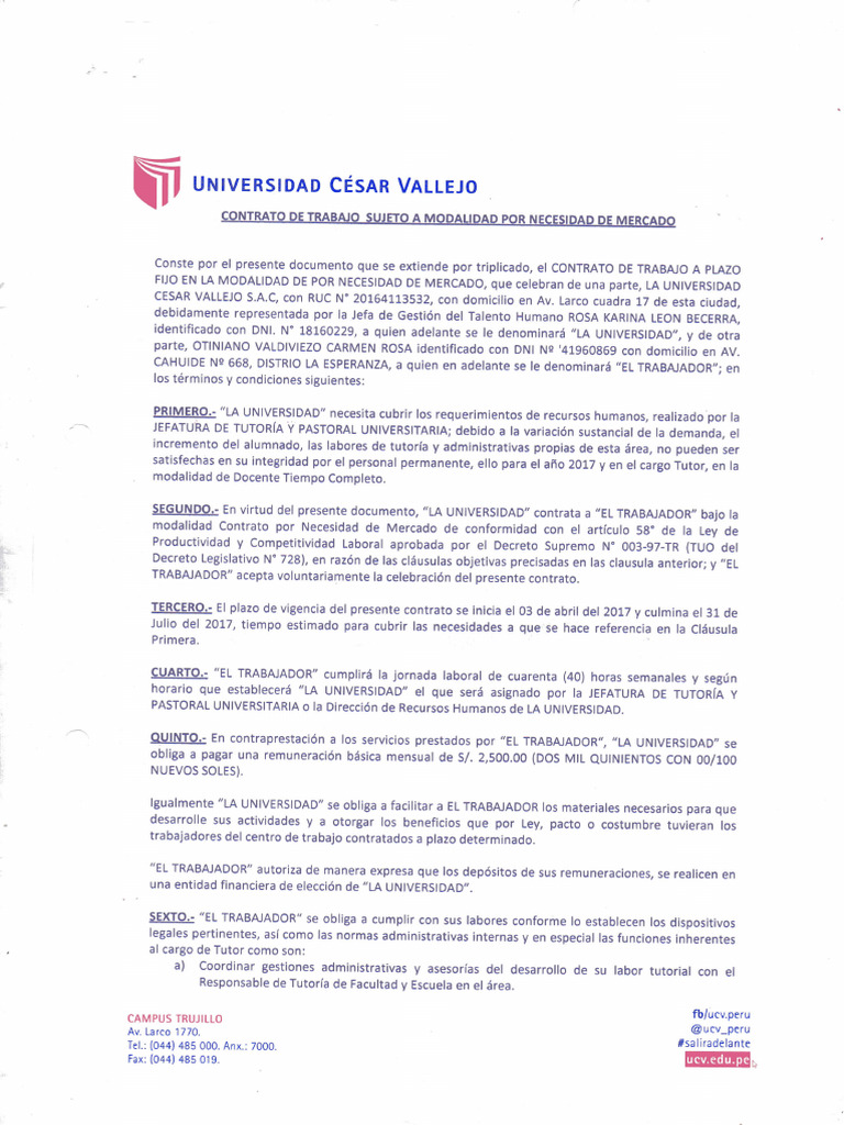 Boletas-UCV-2017 | PDF