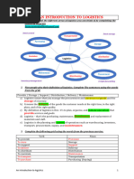 English For Logistics Vocabulary | PDF | Warehouse | Logistics
