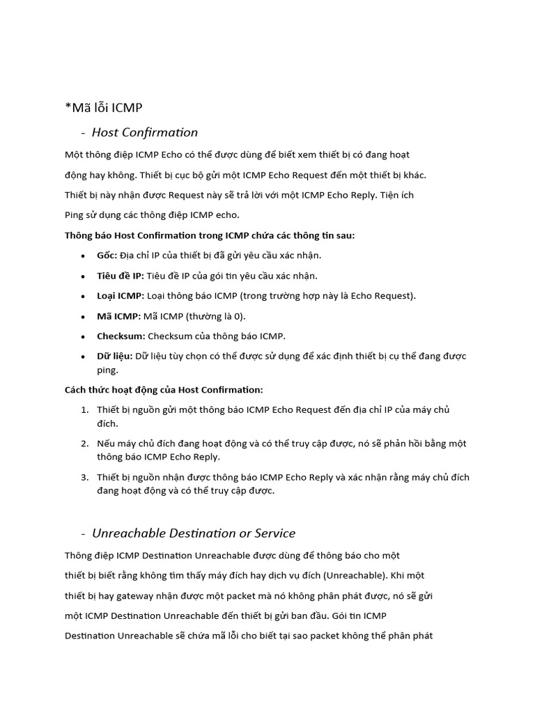 Mã L I ICMP | PDF