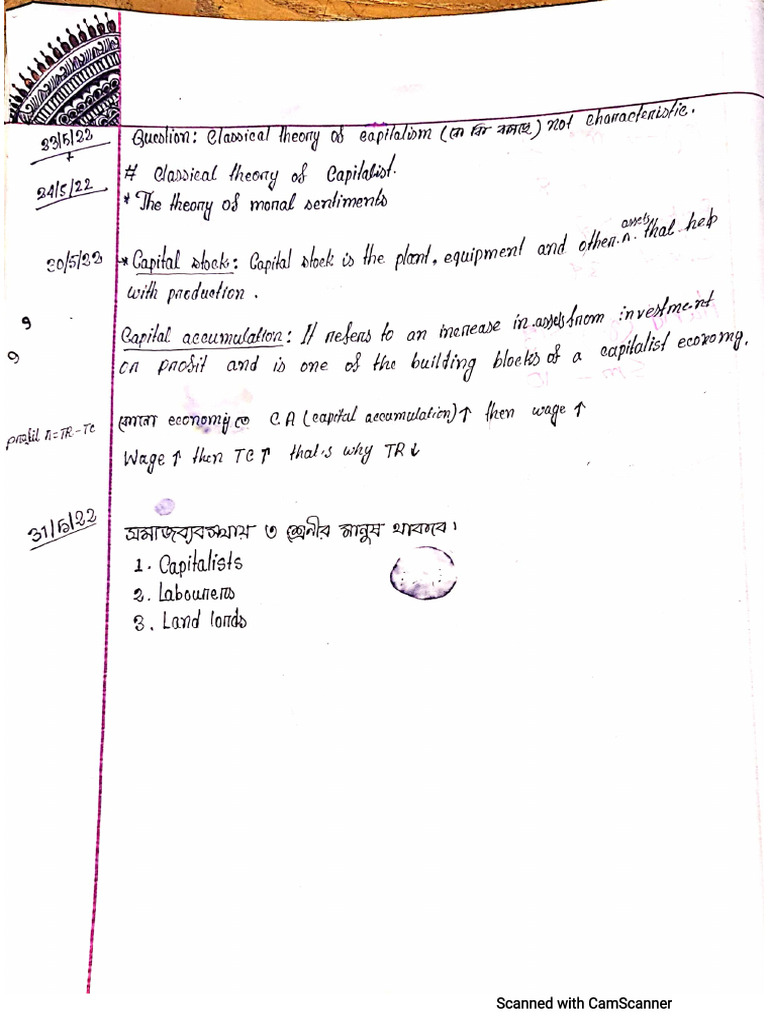 Chap5 Capitalistic Development Model. | PDF