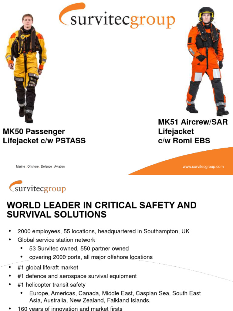 mk50 mk51 Lifejacket Pstass Ebs | PDF