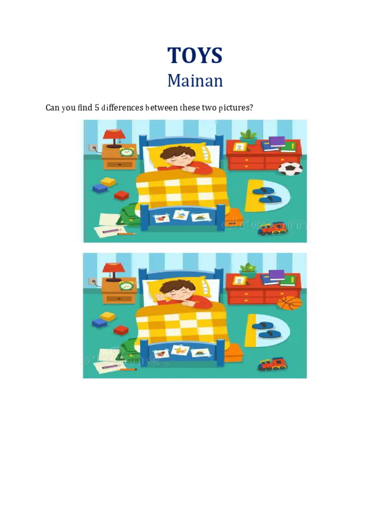 Toy Vocabulary Exercises for Kids | PDF