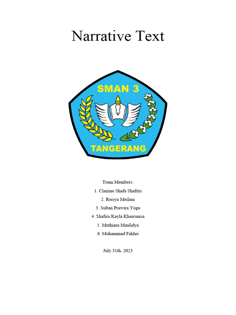 Narrative Text | PDF | Grammatical Tense