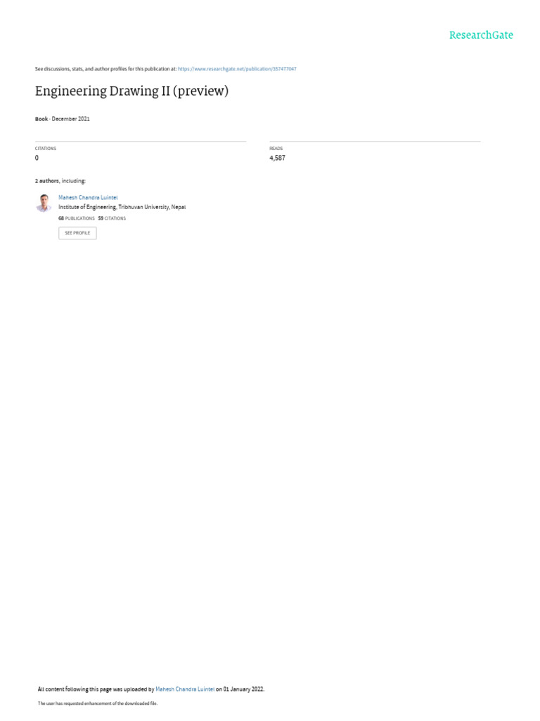Engineering Drawing I I Preview | PDF | Screw | Rivet