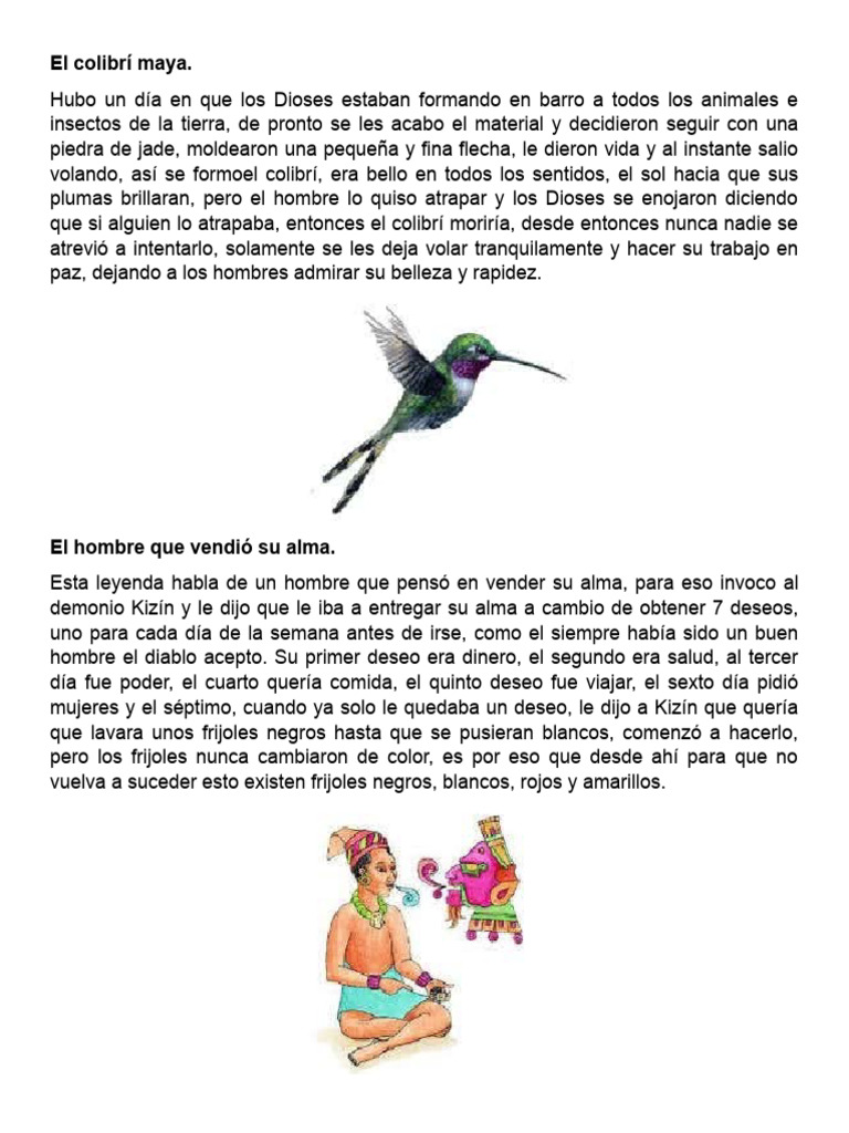 Fabulas de La Cultura Maya de Guatemala | PDF | Diablo | Alma