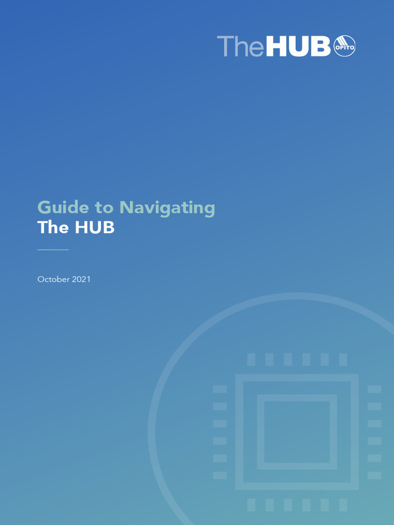 Guidance On Navigating The HUB Document FINAL | PDF | Information