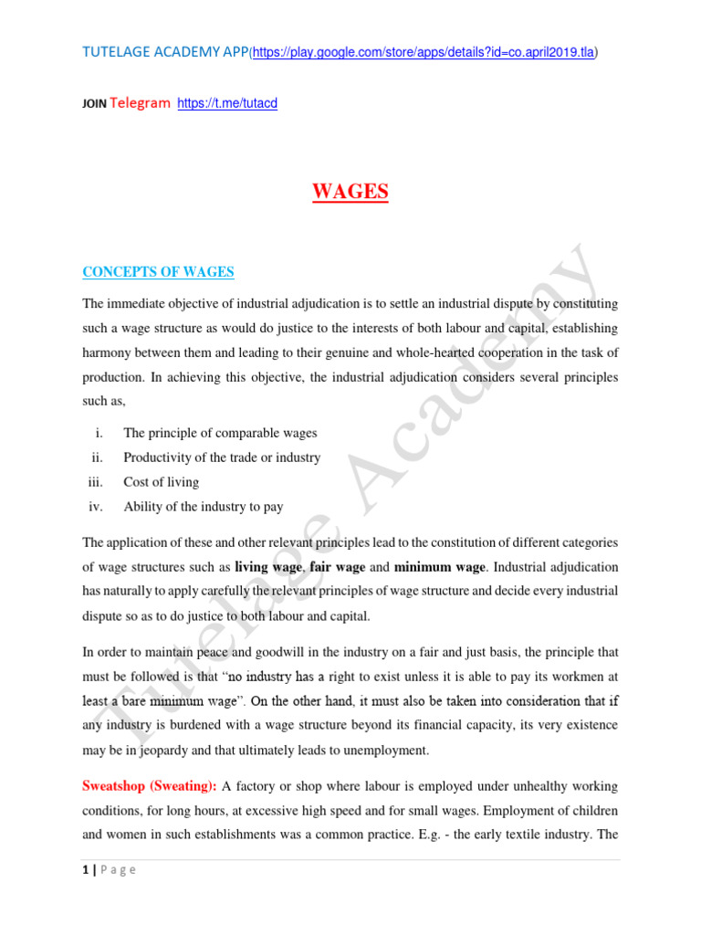 Understanding Wage Structures | PDF | Cost Of Living | Living Wage
