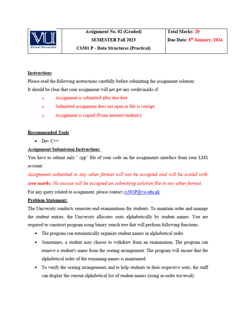 Assignment No 2 | PDF | C++ | String (Computer Science)