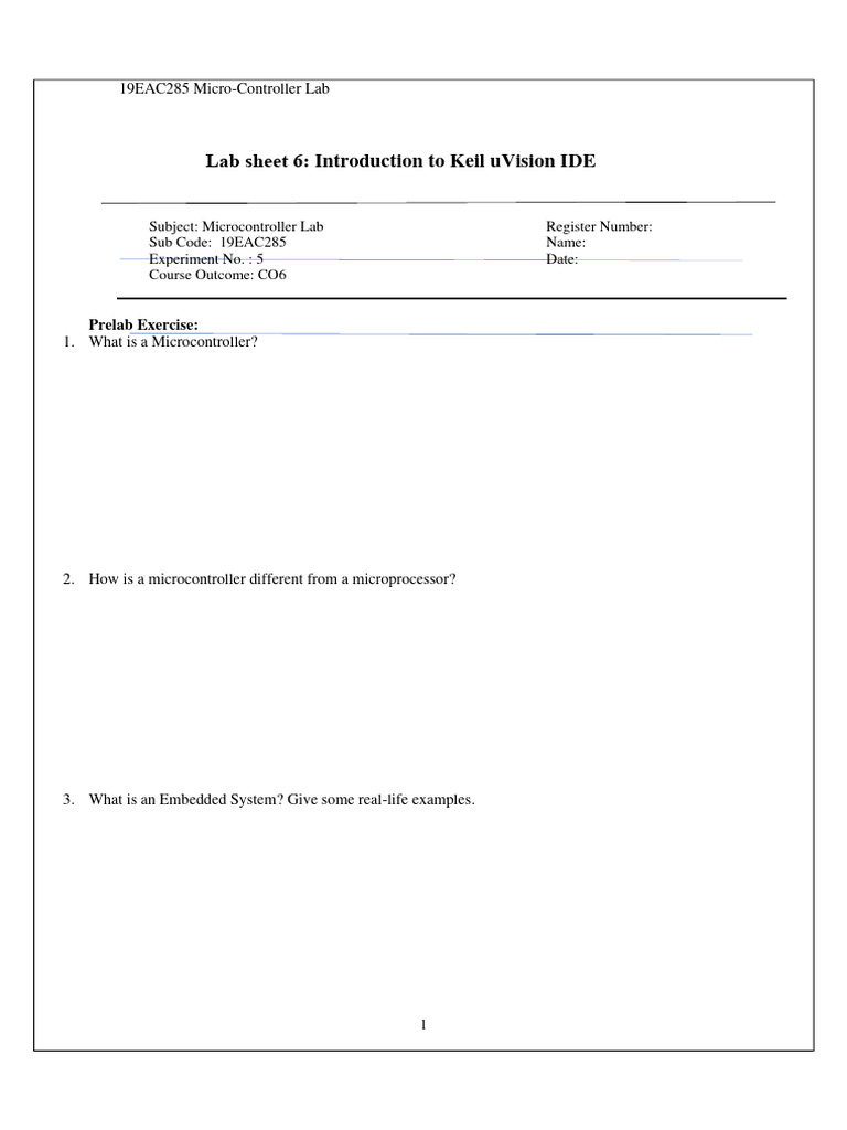 Labsheet 6 | PDF | Integrated Development Environment | Embedded System
