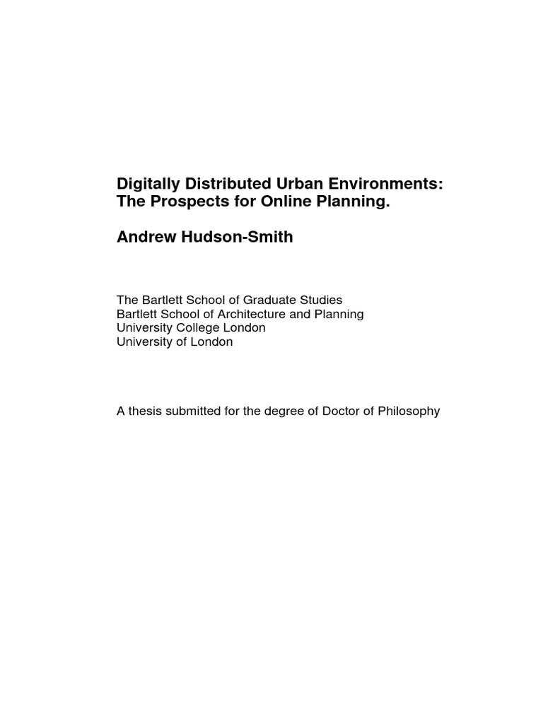 Thesis | PDF | Visualization (Graphics) | Virtual Reality