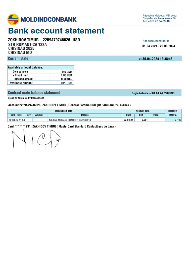 MICB | PDF | Transaction Account | Debit Card