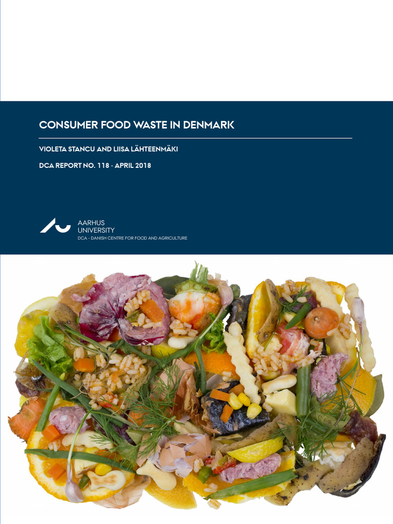 Consumer Food Waste in Denmark Report | PDF | Survey Methodology | Behavior
