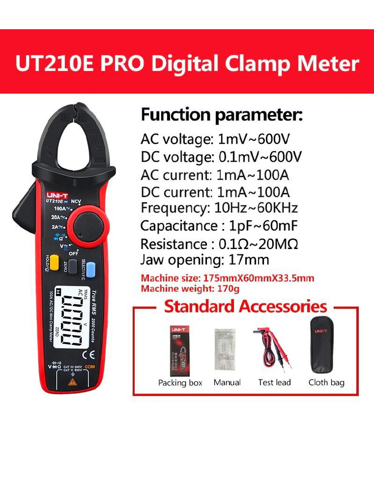 FICHA-TECNICA-UT210E-PRO | PDF