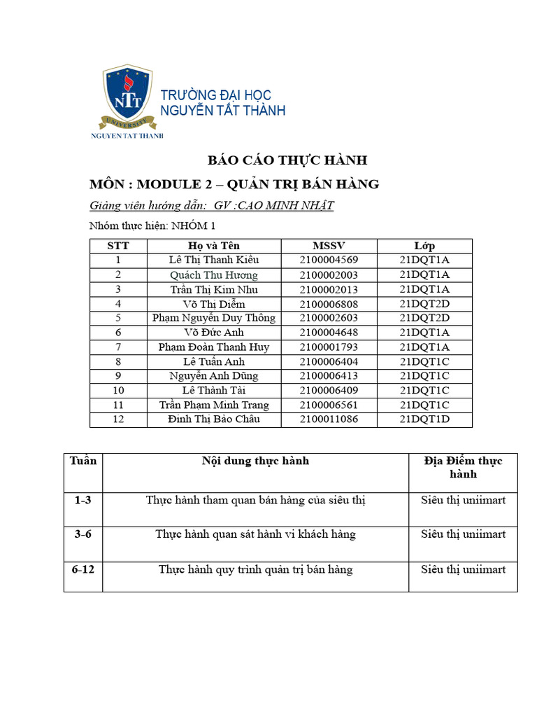 Báo Cáo Module | PDF