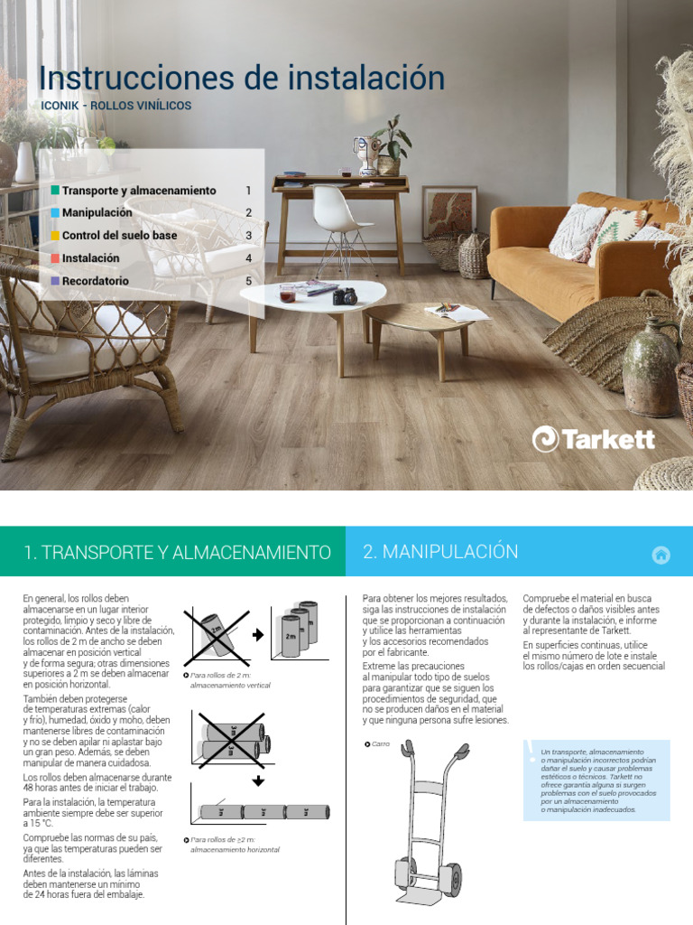 ID_SP_tarkett_instrucciones-instalacion-RR-2022 | PDF | Hormigón | Suelo