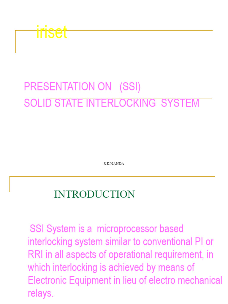 Ssi Presentation | PDF | Input/Output | Central Processing Unit
