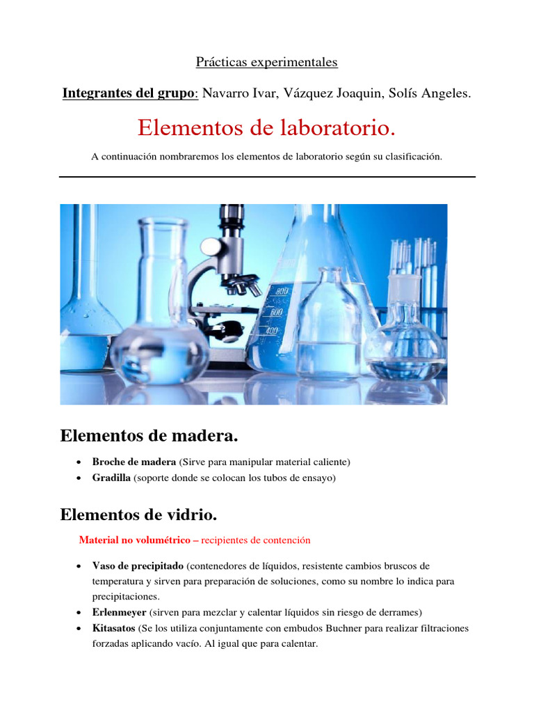 Elementos de Laboratorio.. | PDF | Lentes | Destilación